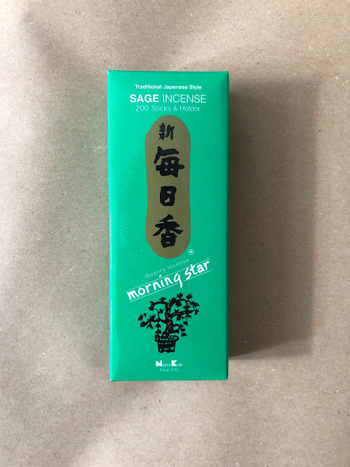 Sage Incense Large Box | Morning Star by Nippon Kodo – Lotus Zen Incense