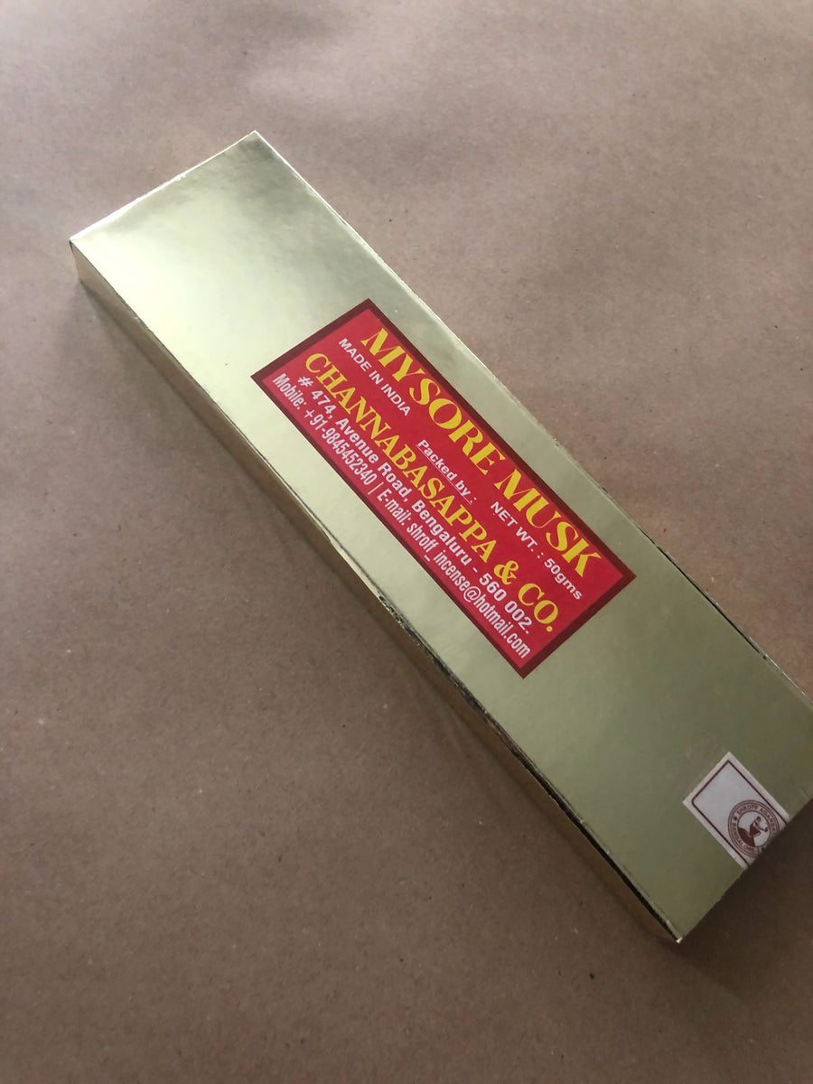 Mysore Musk | Incense by Shroff Channabasappa – Lotus Zen Incense